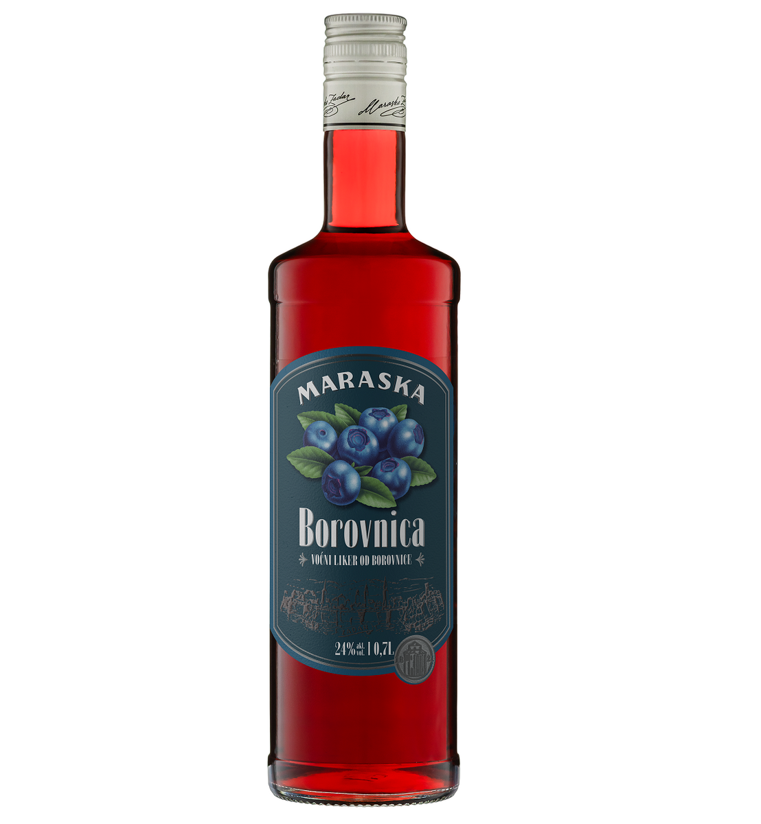 Borovnica 24% 0.7l - Maraska – moja-korpa.com