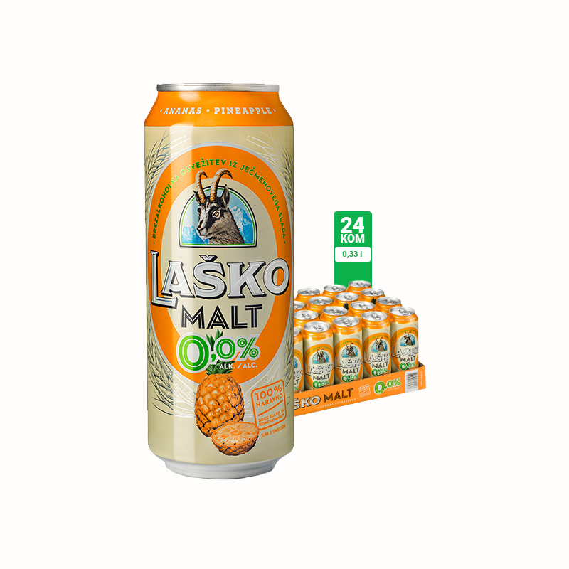 Laško Malt Ananas CAN 0.5l 1/24 – moja-korpa.com