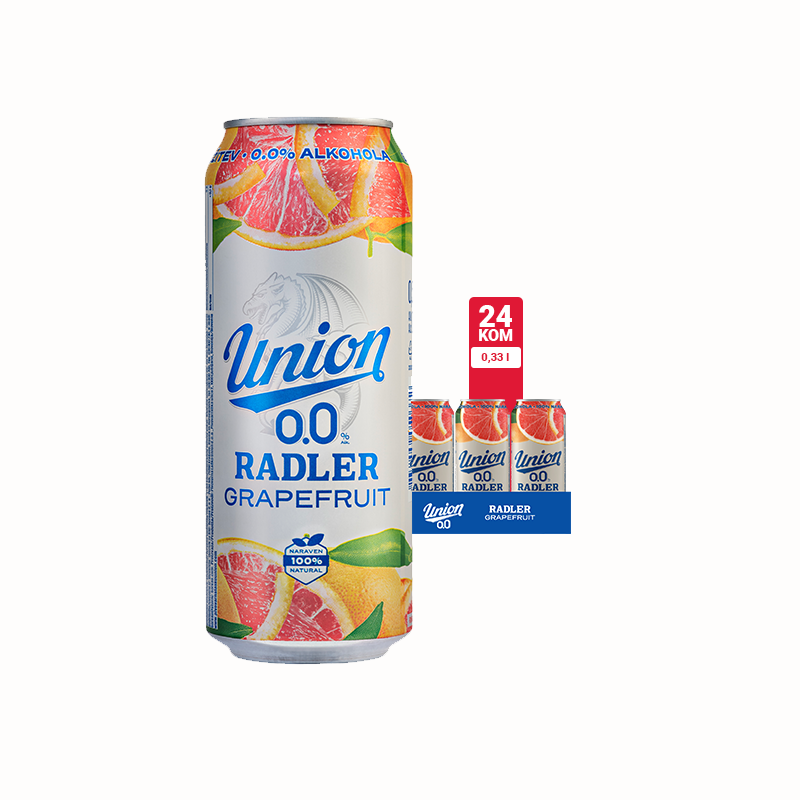 Union Radler Grapefruit 0.0% CAN 0.5l 1/24 – moja-korpa.com